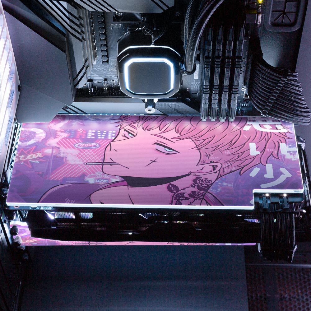 YacilArt - 'Tatted Up Anime' | Custom RGB GPU Backplate by V1 Tech ...