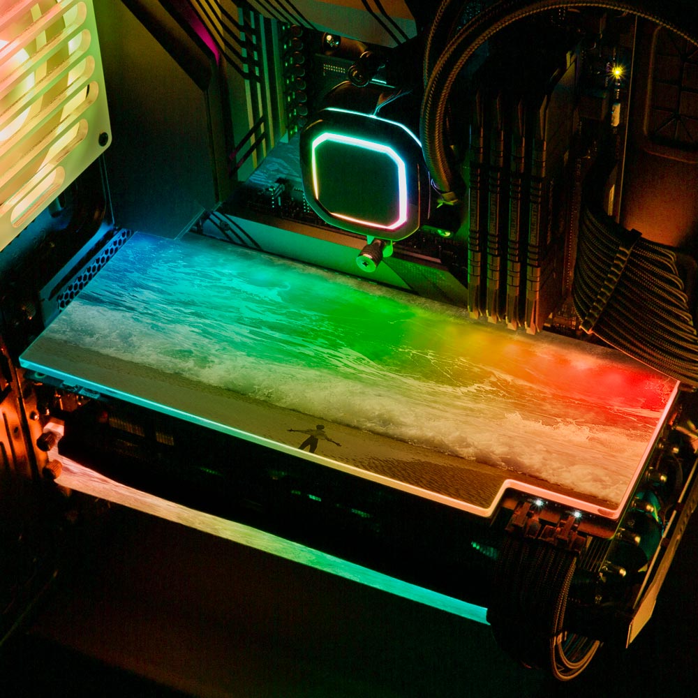 Nogar007 - 'Tsunami Attack' | Custom RGB GPU Backplate by V1 Tech ...