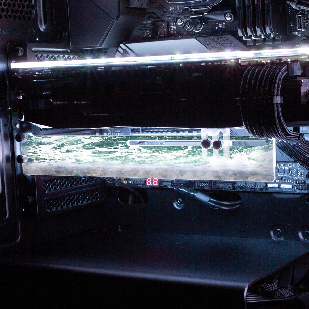 Tsunami Attack RGB GPU Support Bracket - Nogar007 - V1Tech – V1 Tech