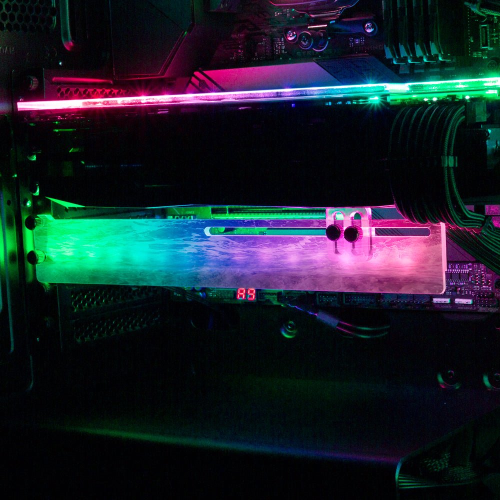 Tsunami Attack RGB GPU Support Bracket - Nogar007 - V1Tech – V1 Tech