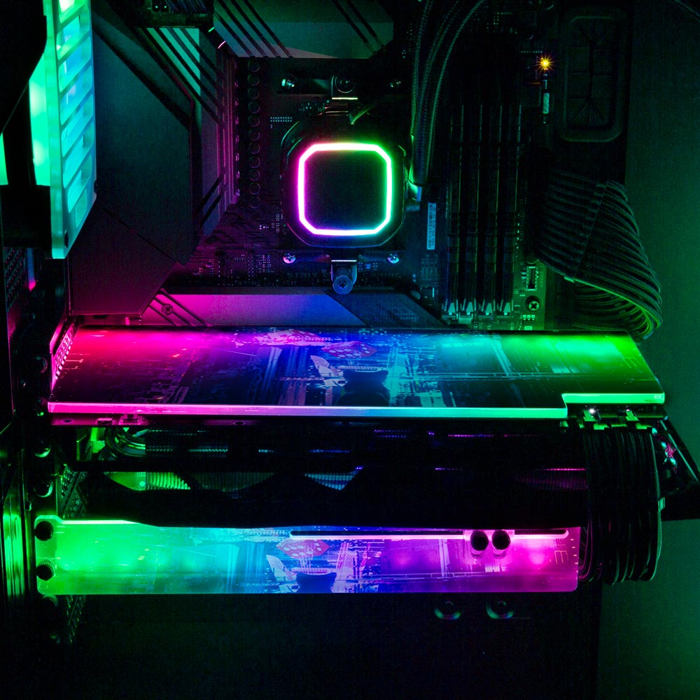 Ultimate Freedom RGB GPU Support Bracket - Dan Giuz - V1Tech – V1 Tech