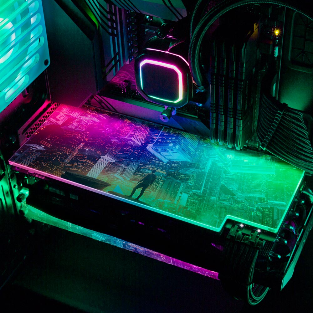 Nogar007 - 'Under City Lights' | Custom RGB GPU Backplate by V1 Tech ...