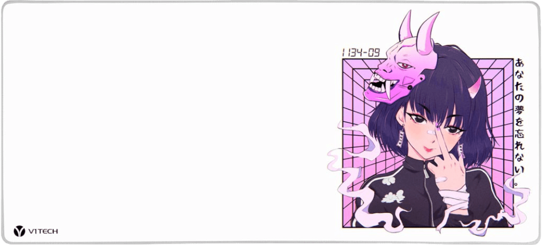 V2 Aesthetic Demon X-Large Mouse Pad - YacilArt - V1Tech – V1 Tech