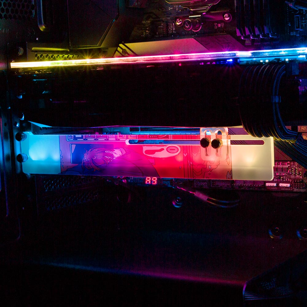 Vending Machine RGB GPU Support Bracket - Kuurakuu - V1Tech – V1 Tech