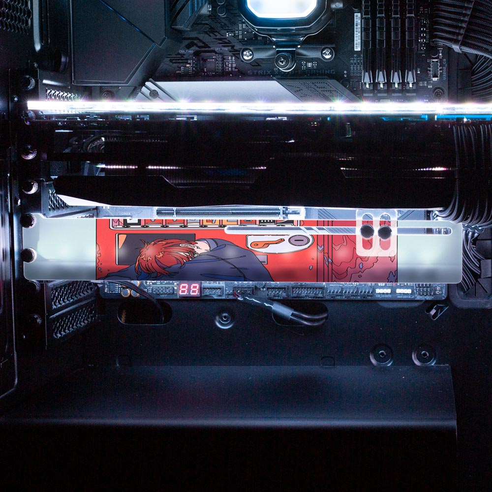 Vending Machine RGB GPU Support Bracket - Kuurakuu - V1Tech – V1 Tech