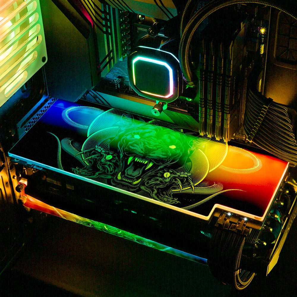 Daniele Caruso - 'Venomous Rebirth' | Custom RGB GPU Backplate by V1 ...