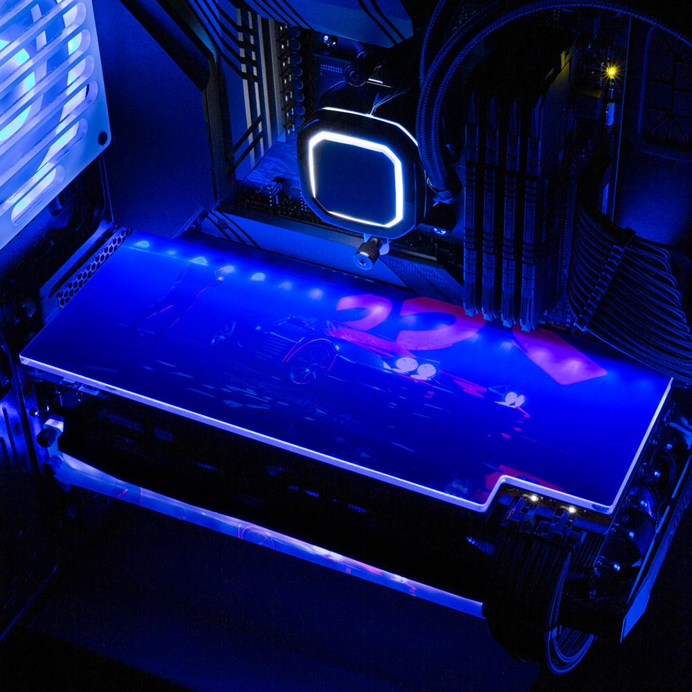 Skie Graphic Studio - 'VHS2' | Custom RGB GPU Backplate by V1 Tech ...