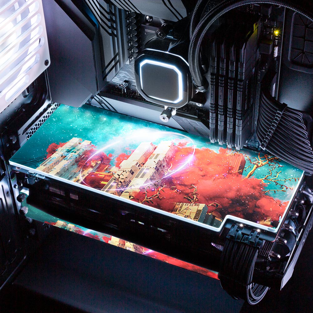 Dan Giuz - 'Virtual Roots' | Custom RGB GPU Backplate by V1 Tech ...