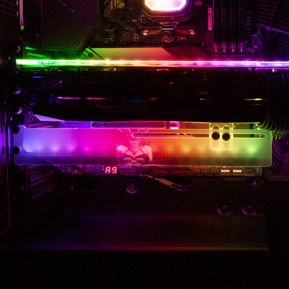 Void Walker Pinup RGB GPU Support Bracket - Ghost Data - V1Tech – V1 Tech